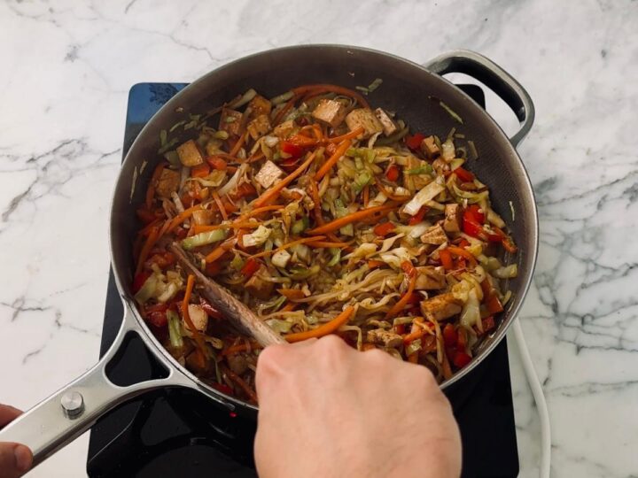 Tofu Noodles Recipe | Vegan Japanese Stir-Fry in 20 Mins